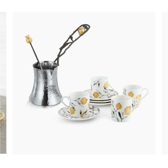 Michael Aram | Kitchen | Michael Aram Lemonwood Coffee Set | Poshmark